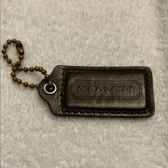 Coach | Accessories | Coach Dark Brown Leather Key Holder | Poshmark